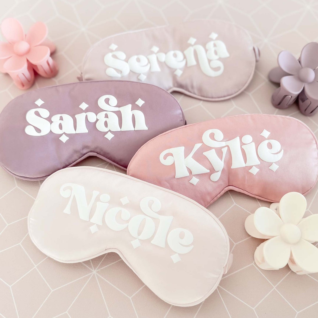 Satin Sleep Mask Personalized for Birthday Gifts for Women Friends Best ...