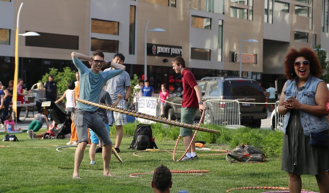 6 Feet Festival Hoops Weighs 3 Lbs. Giant Hula Hoop for Festival Fun ...