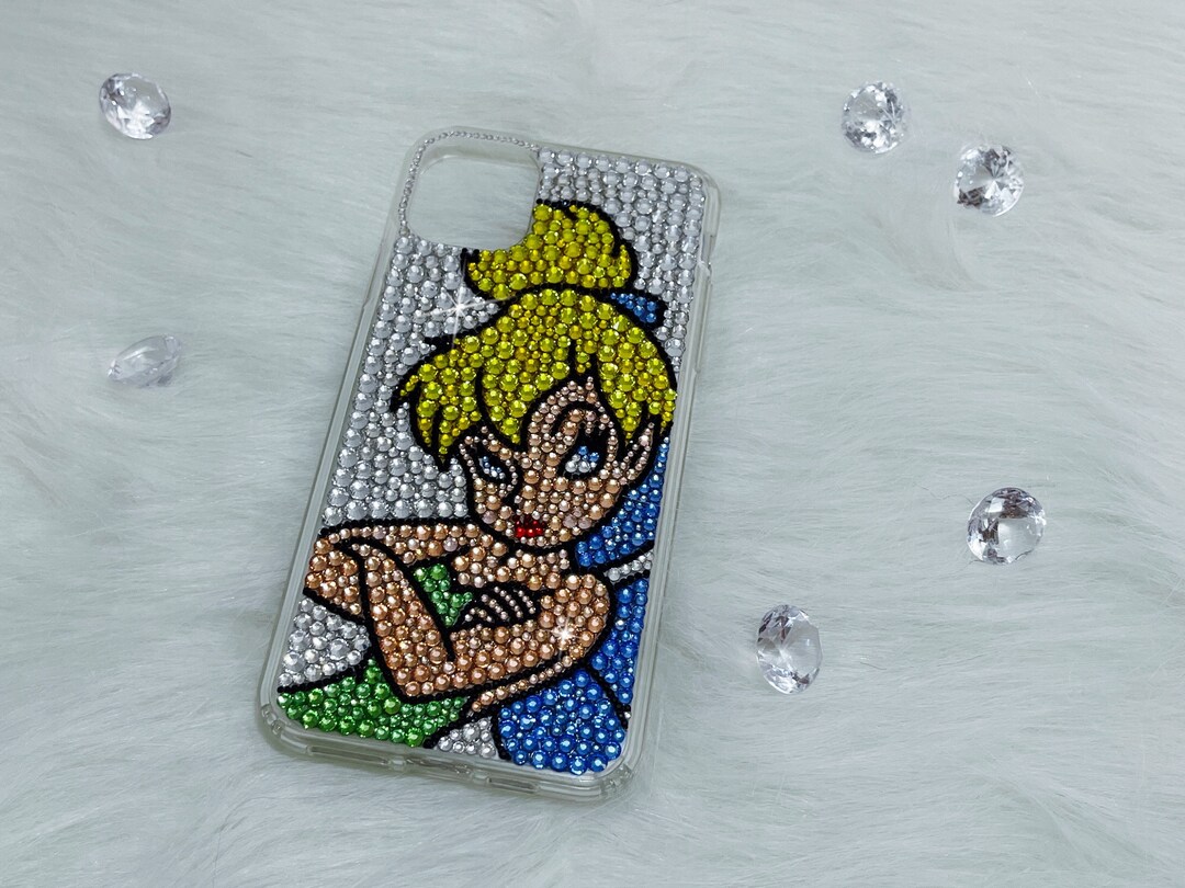 Tinkerbell Bling Phone Case — Disney Fairy Design for iPhone & Samsung ...