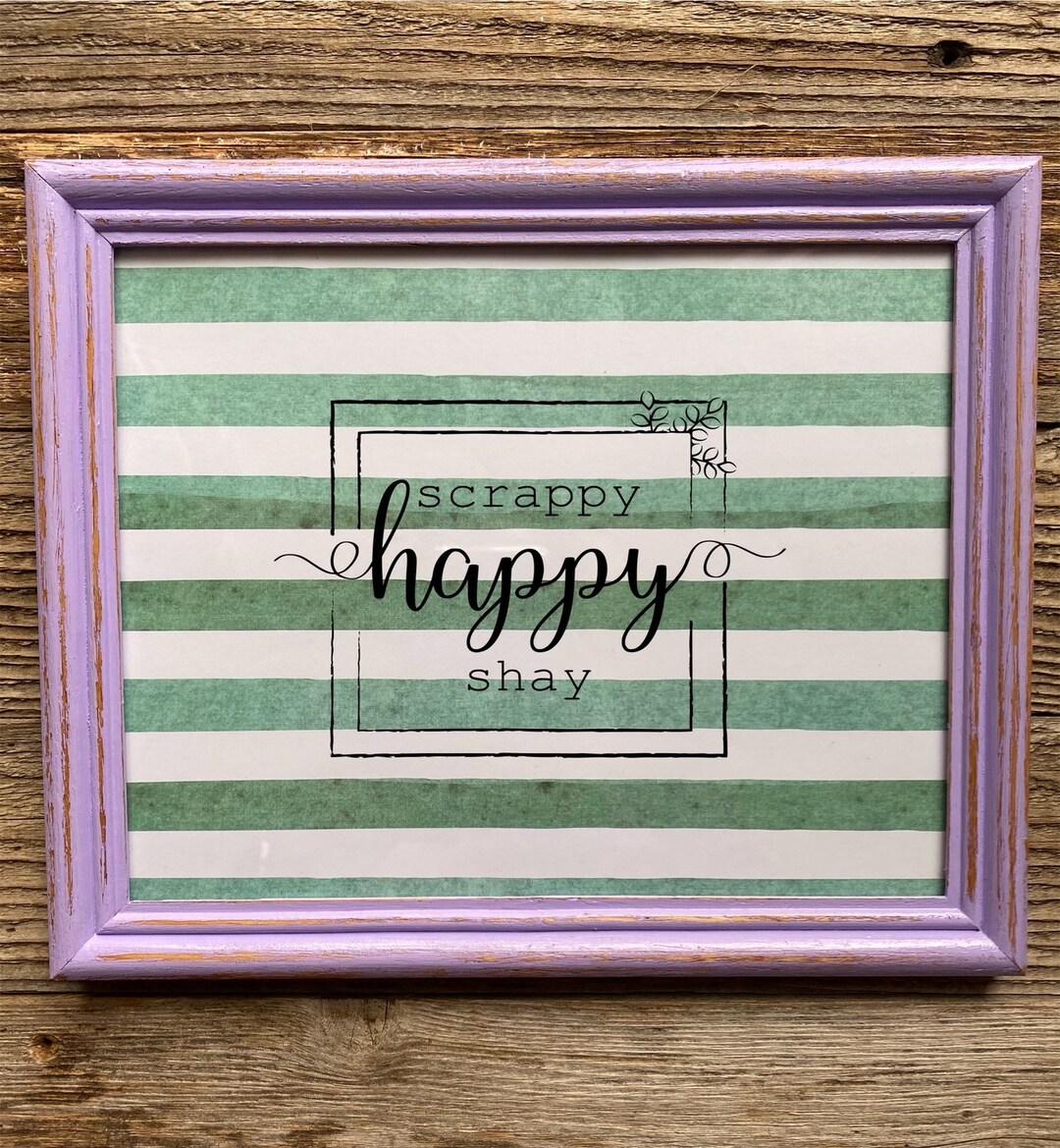 Light Purple 8x10 Distressed Frame - Etsy