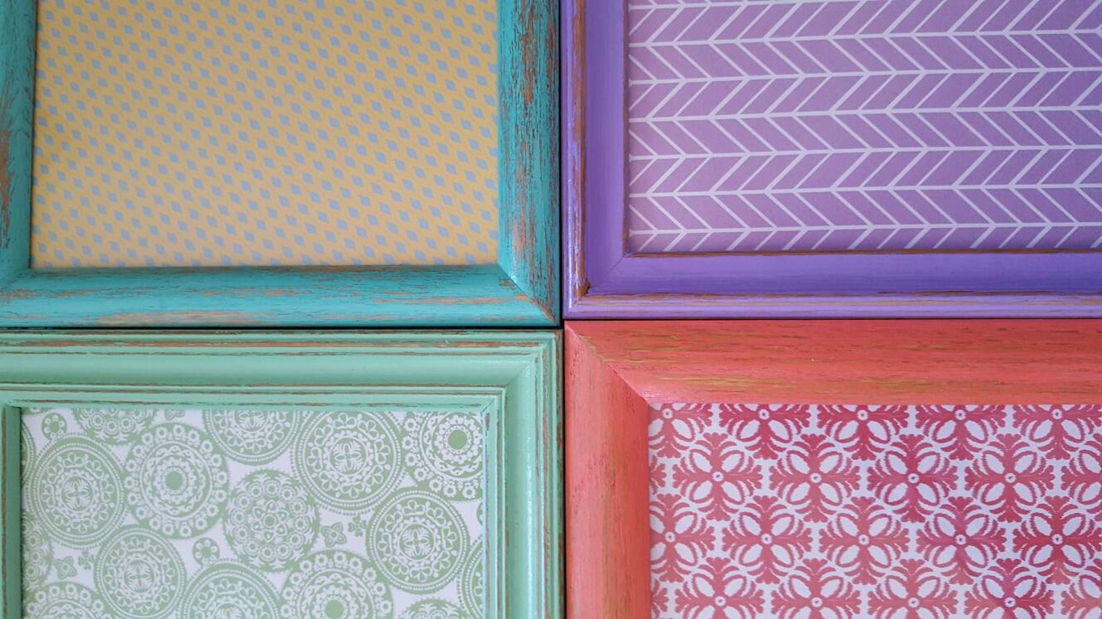 8x10 Distressed Frames set of 4 | Etsy