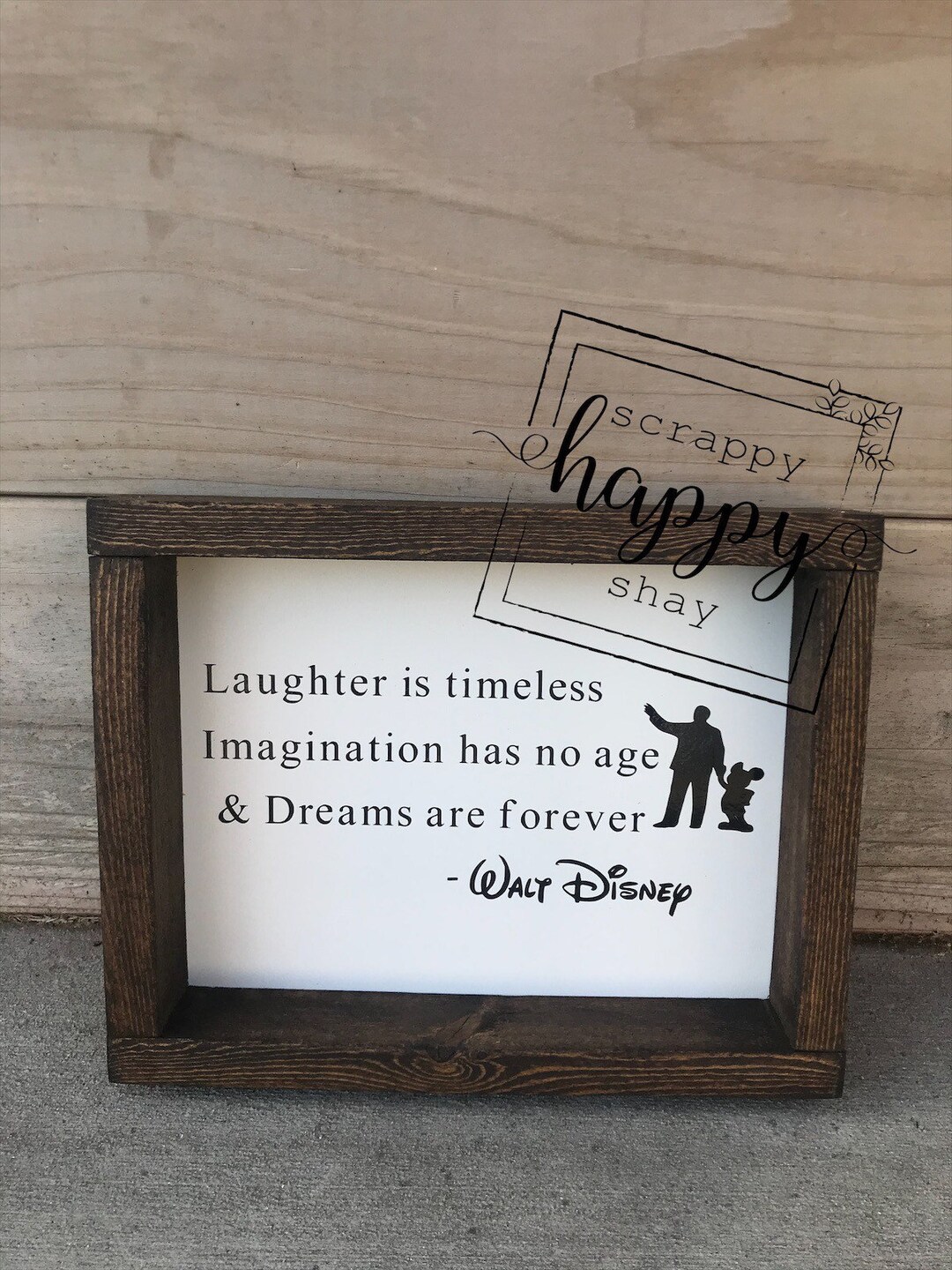 Walt Disney Quote Wood Sign Size 10x14 - Etsy