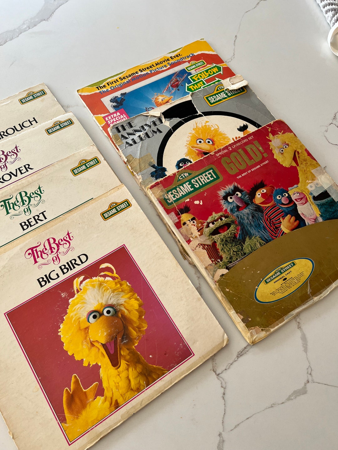 Sesame Street Vinyl Record Collection - Etsy