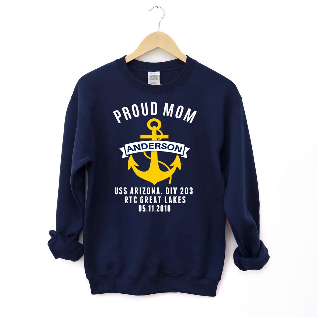 Personalized Navy Family Graduation Sweatshirt, Boot Camp PIR Gift - Etsy