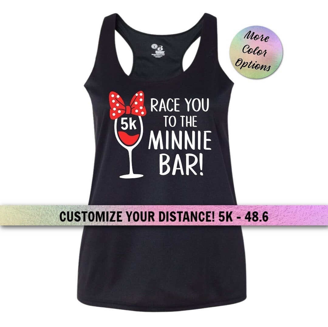 Minnie Bar Running Tank, Magical Race Weekend Singlet - Etsy
