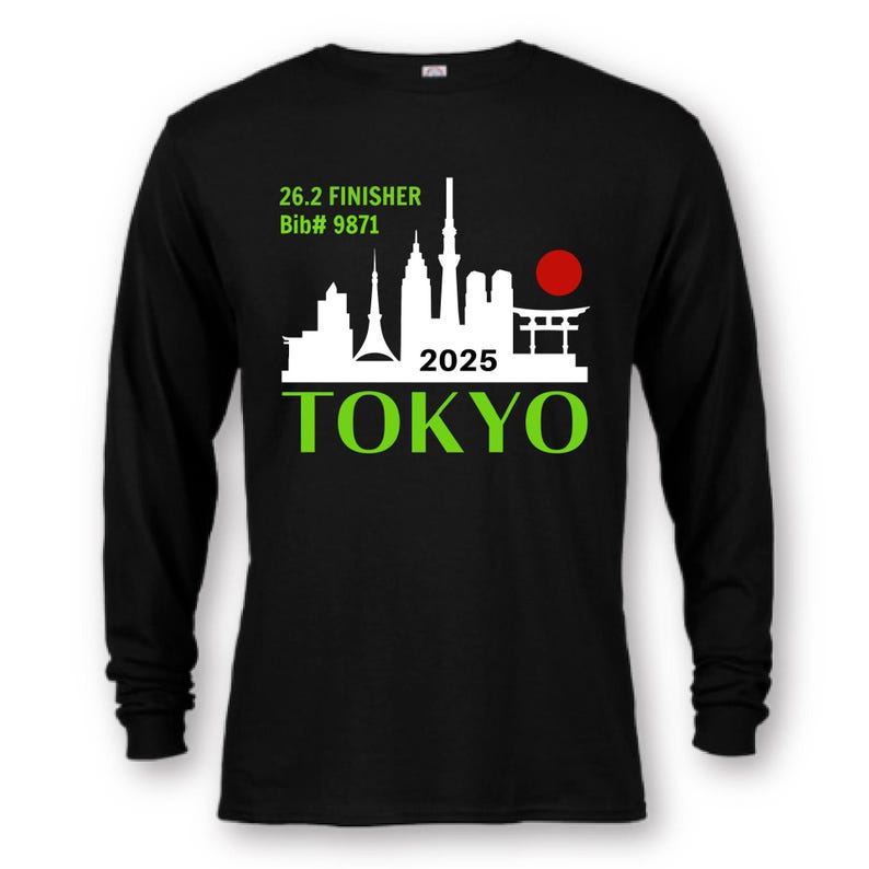 Personalized Tokyo Finisher Shirt | Marathon Finisher Shirt ...