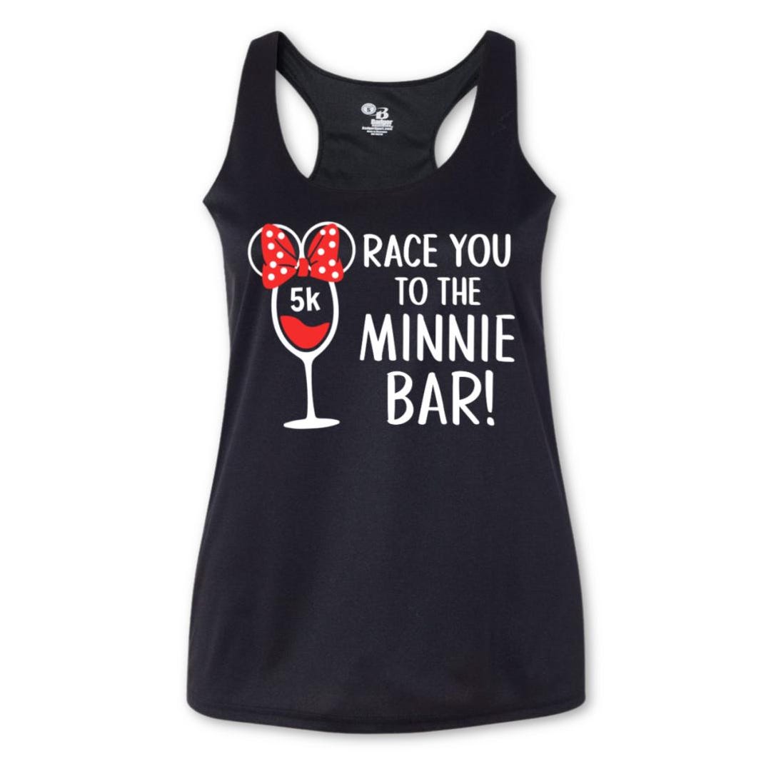 Minnie Bar Running Tank, Custom Distance, Minnie Running Tank, Race You ...