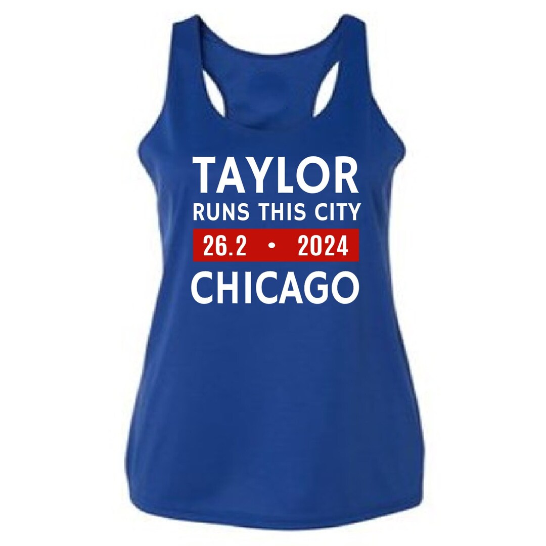 Personalized Chicago Running Singlet, RUN THIS CITY Chicago Running ...