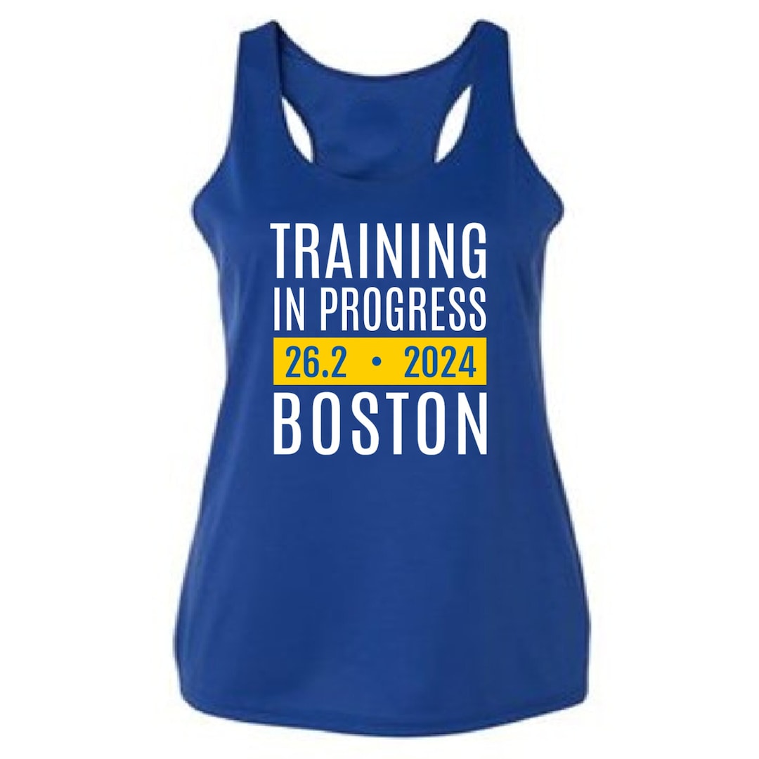TRAINING IN PROGRESS Boston Running Shirt, Run Boston, Boston Training ...
