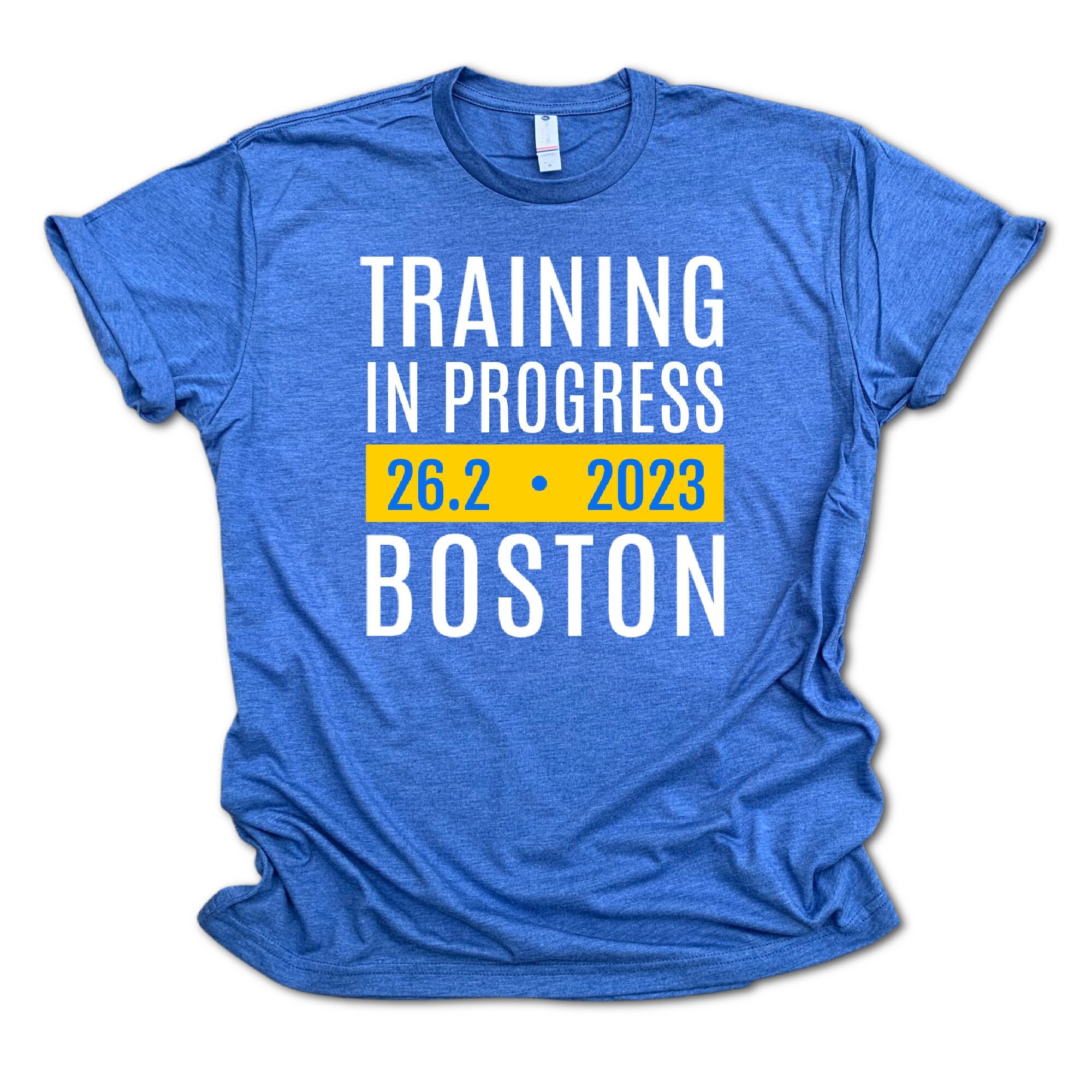 Boston TRAINING IN PROGRESS Shirt, 2023 Boston Running Shirt, Run ...
