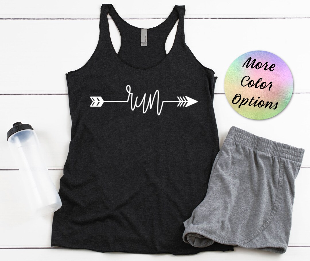 RUN Running Shirt With Arrows, Group Run Shirt, Motivational Running ...