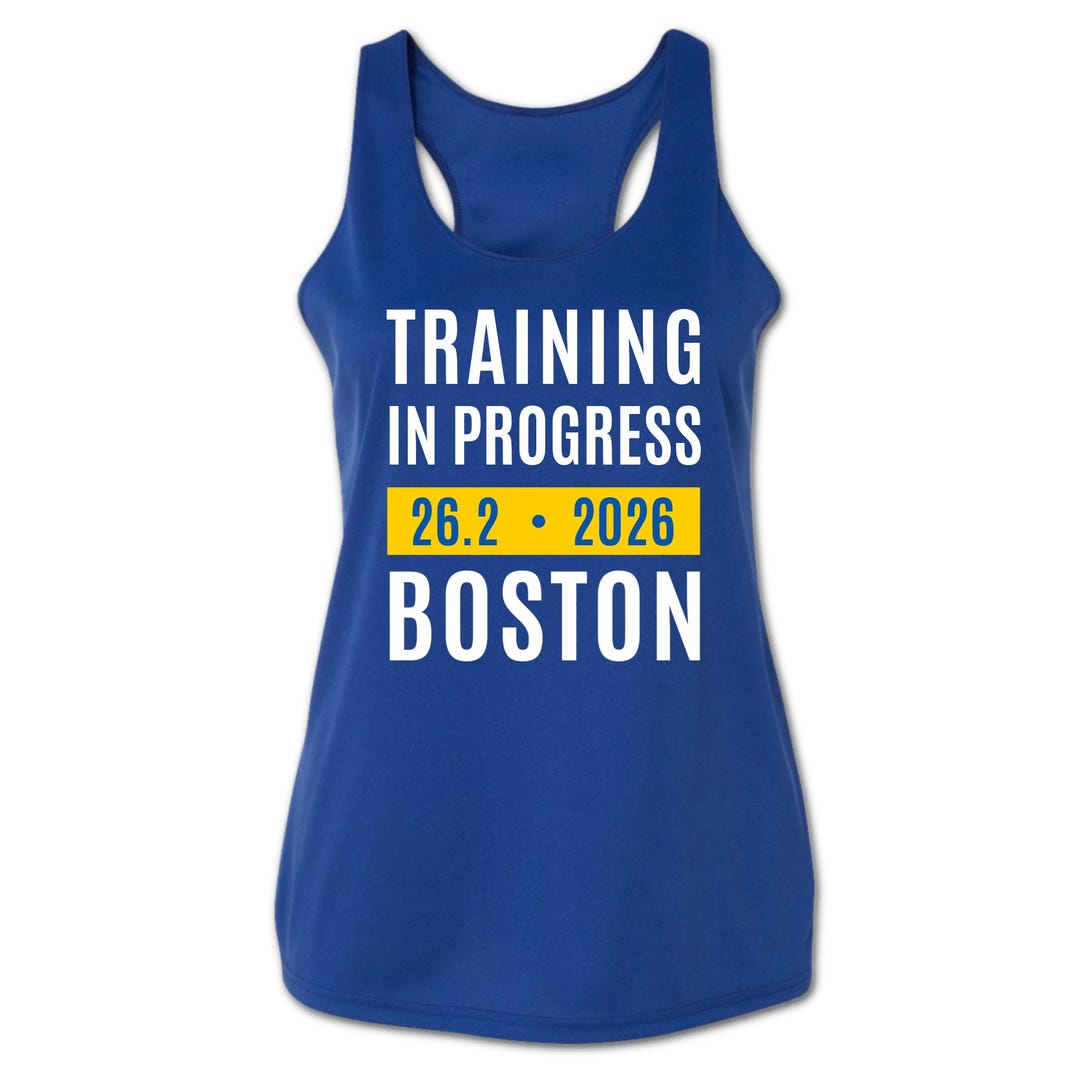 Boston Running Tank, Marathon Training Tank Top, Boston Race Apparel - Etsy
