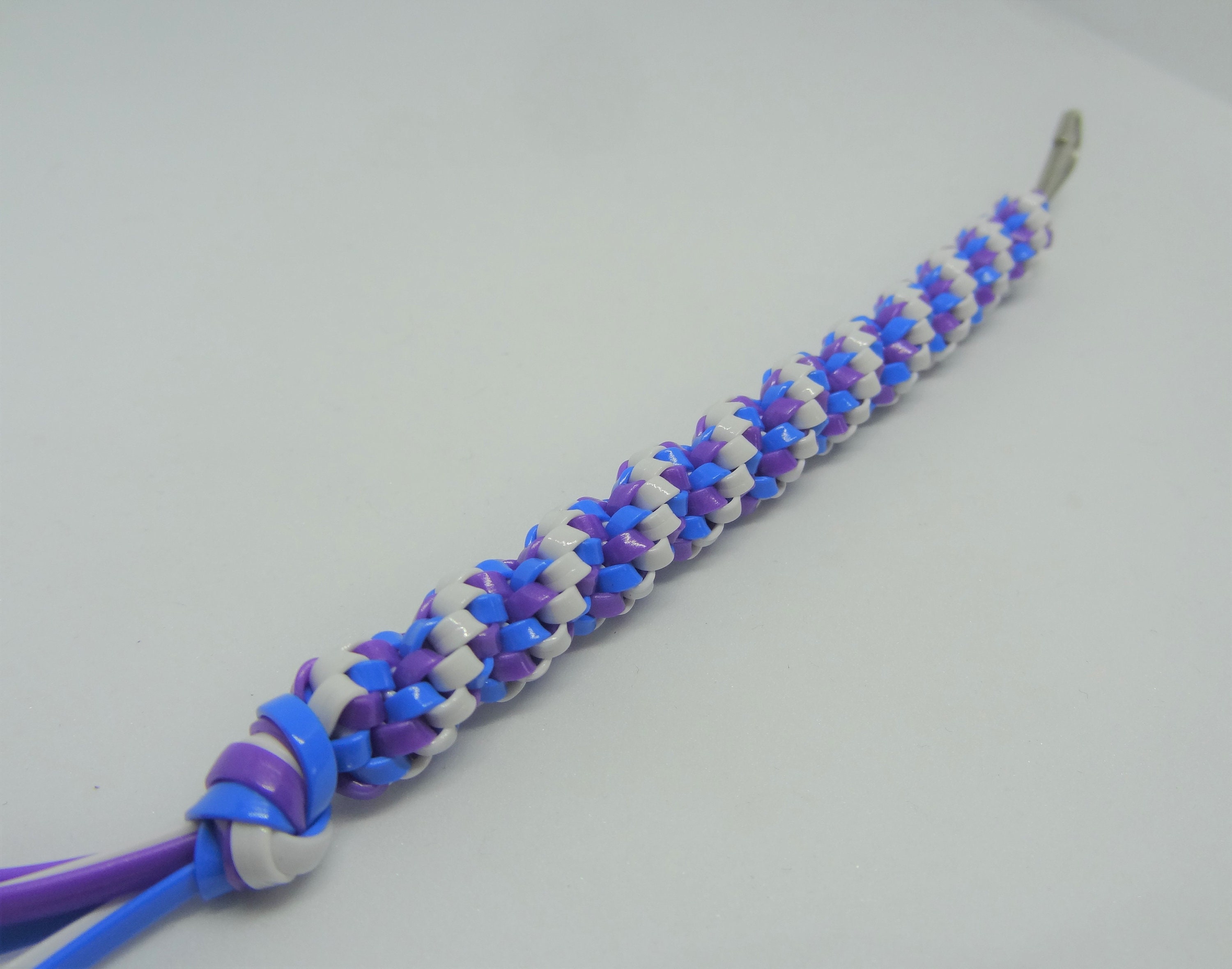 3 String Plastic Lace Keychain | Etsy