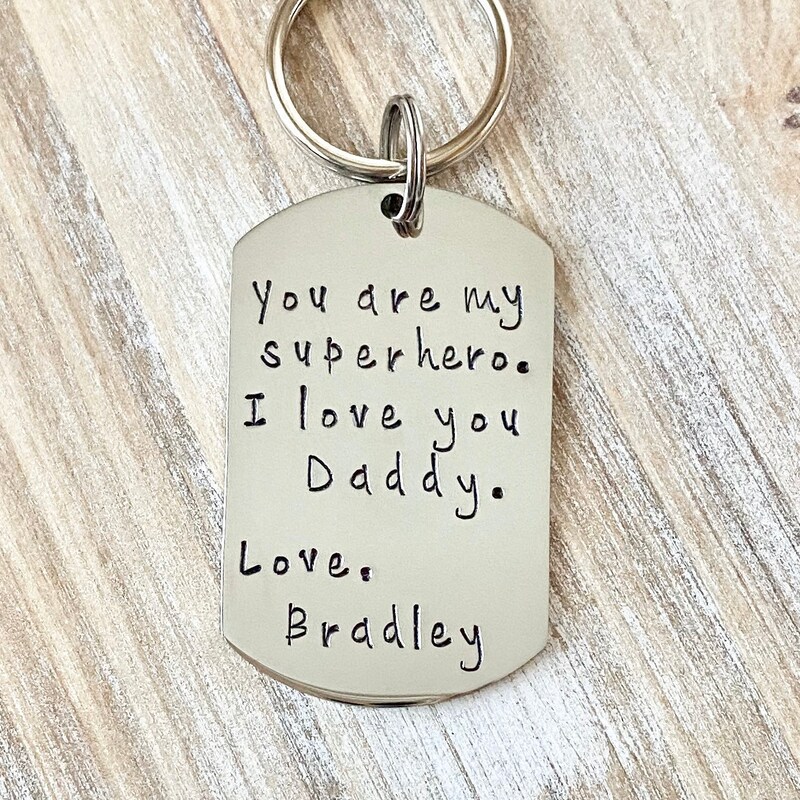 Dad Keychain - Etsy