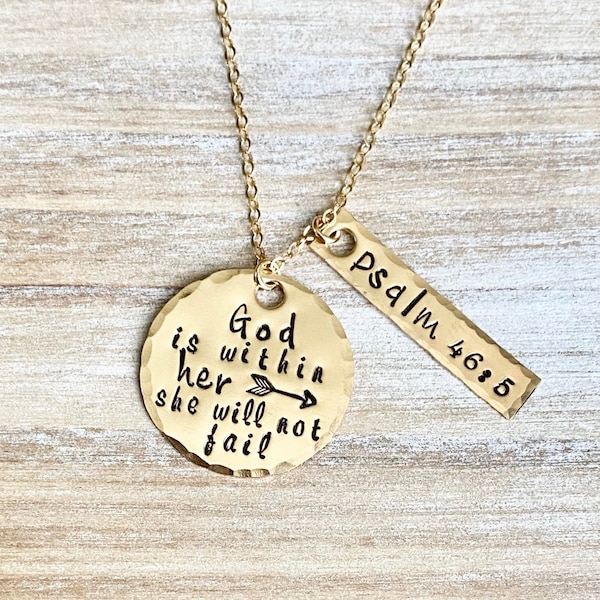 Scripture Necklace - Etsy
