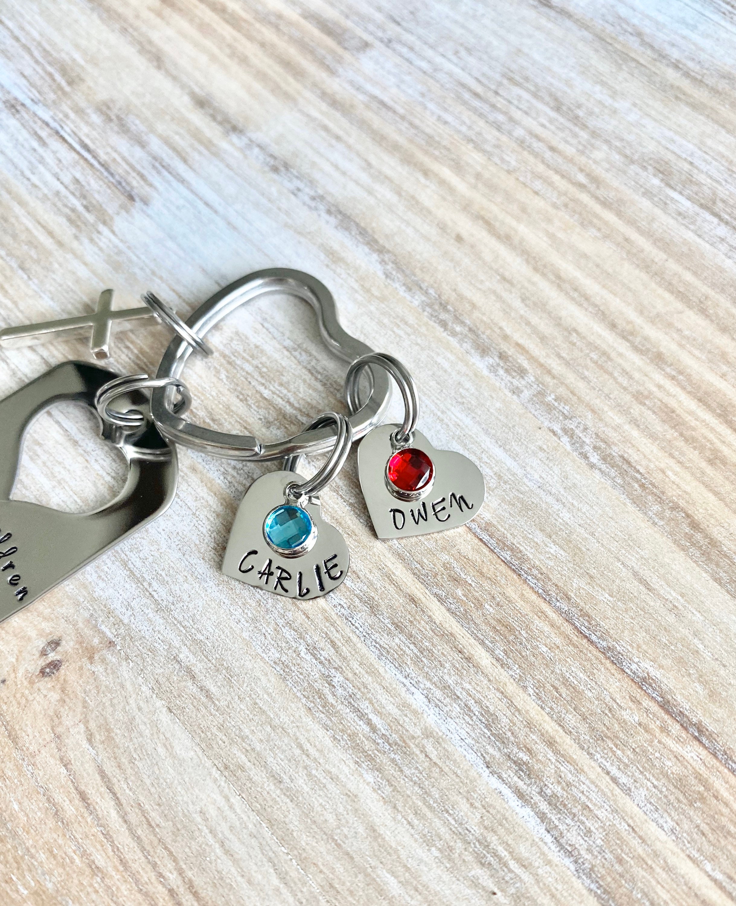 Grandchildren Keychain Grandparents Gift Proverbs 17:6 | Etsy