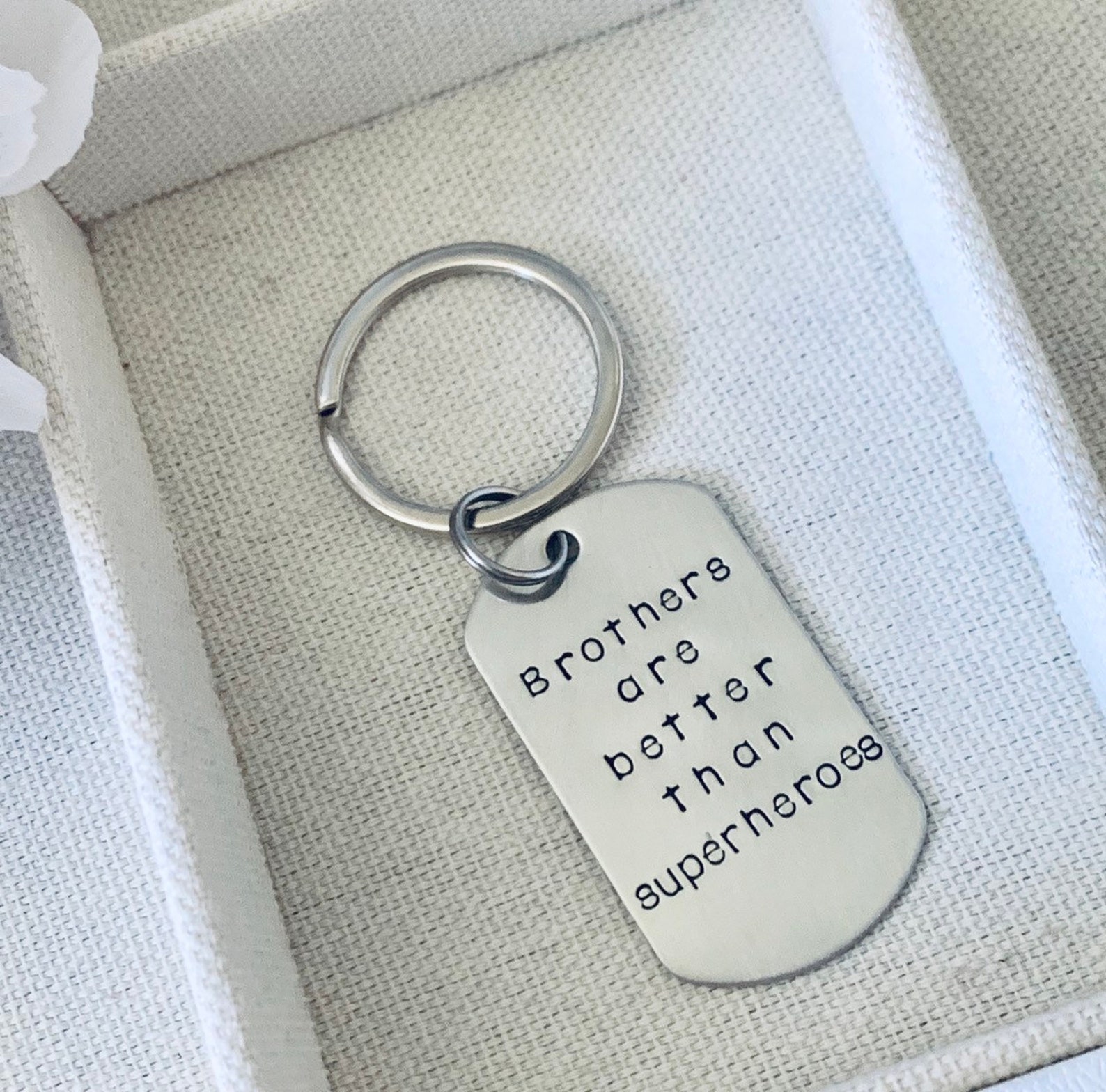 Brother Keychain Brothers Are Better Than Superhero Gift for - Etsy