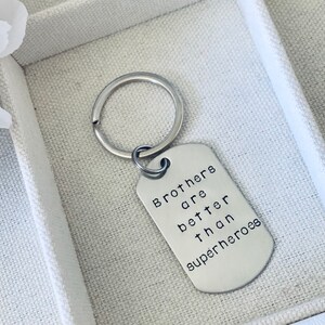 Brother Keychain Brothers Are Better Than Superhero Gift for Brother ...