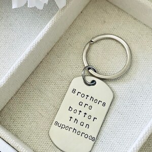 Brother Keychain Brothers Are Better Than Superhero Gift for Brother ...