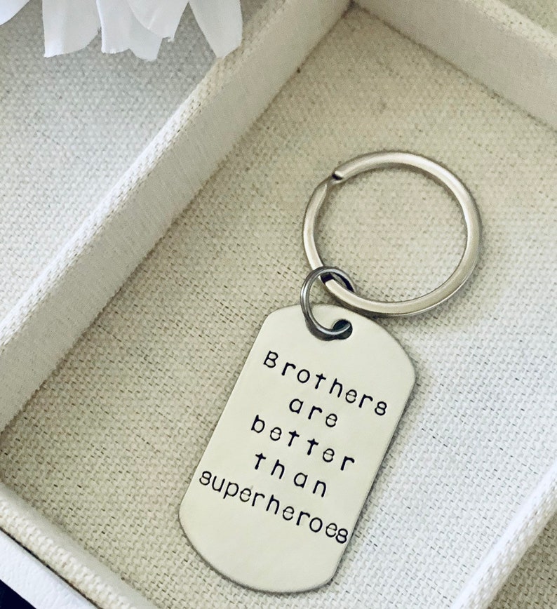 Brother Keychain Brothers Are Better Than Superhero Gift for - Etsy