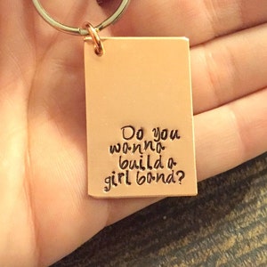 Quote Keychain Special Message Keychain Handstamped Keychain ...