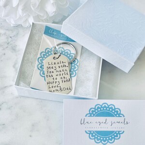 Quote Keychain Special Message Keychain Handstamped Keychain ...