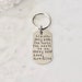 Quote Keychain Special Message Keychain Handstamped Keychain - Etsy