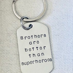 Brother Keychain Brothers Are Better Than Superhero Gift for Brother ...