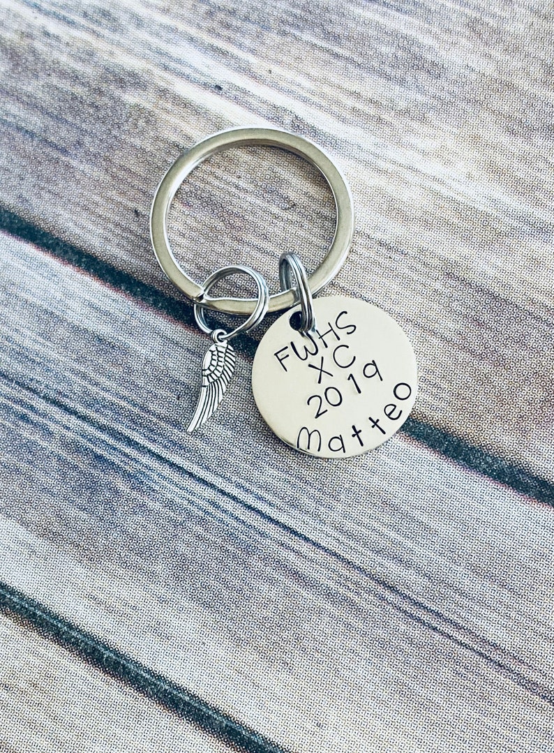 Cross Country Keychain Personalized Keychain Running Keychain - Etsy
