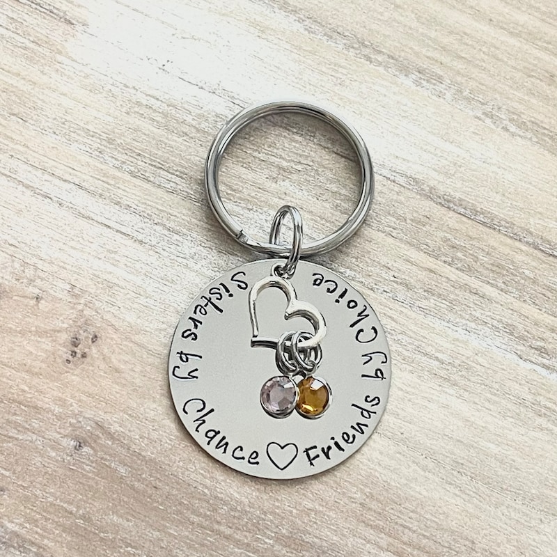 Sister Keychain - Etsy