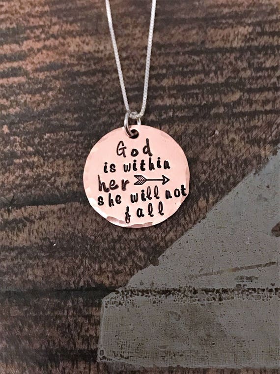 God Is Within Her She Will Not Fail Psalm 46:5 Bible Verse | Etsy