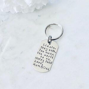 Quote Keychain Special Message Keychain Handstamped Keychain ...
