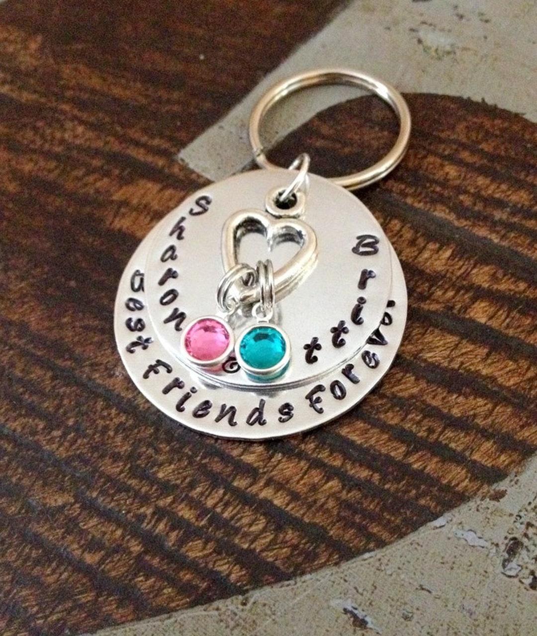 Best Friends Forever Best Friend Keychain Friend Keychain Personalized ...