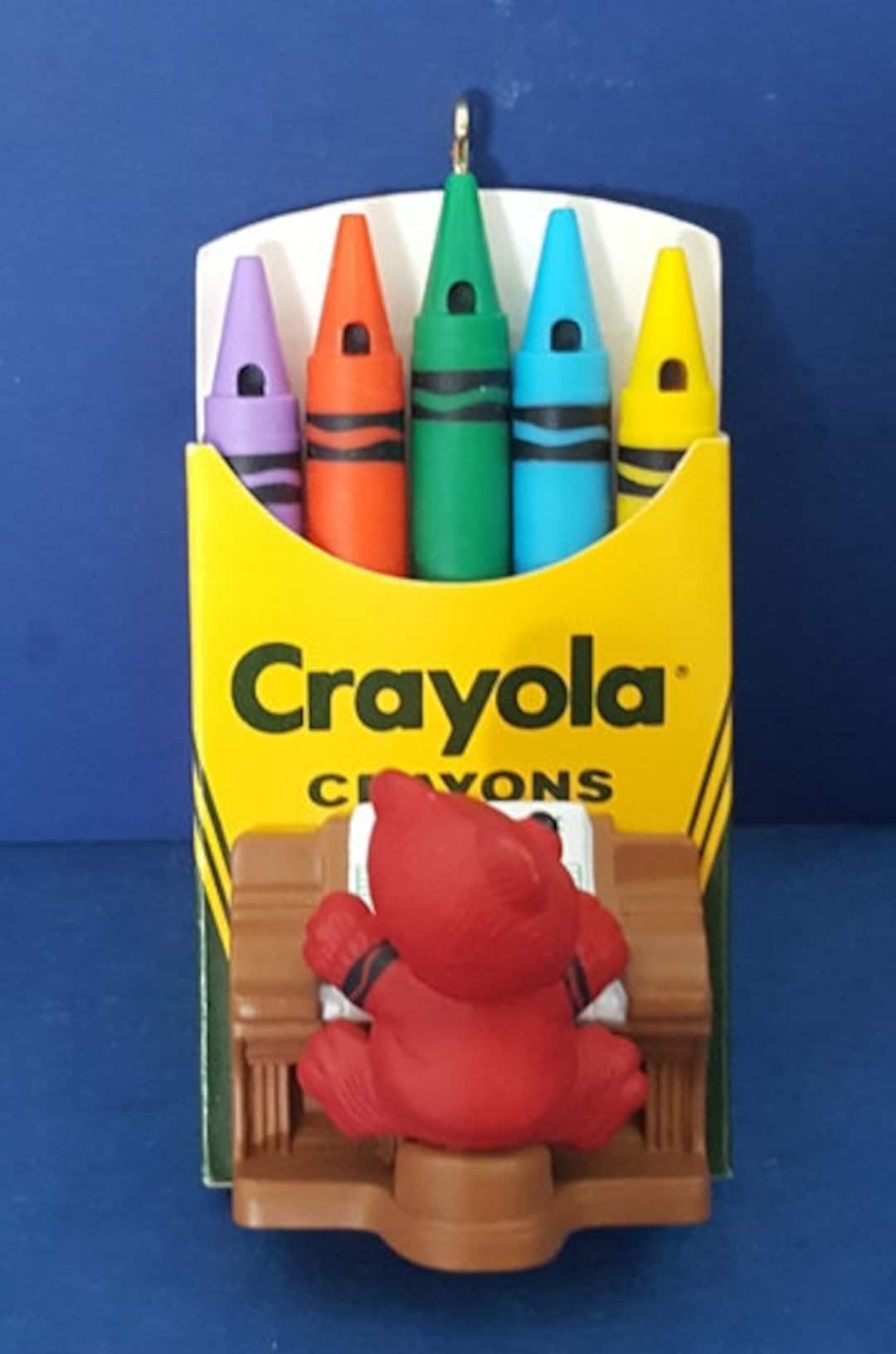 1991 Bright Vibrant Colors Hallmark Crayola Ornament B/Y - Etsy