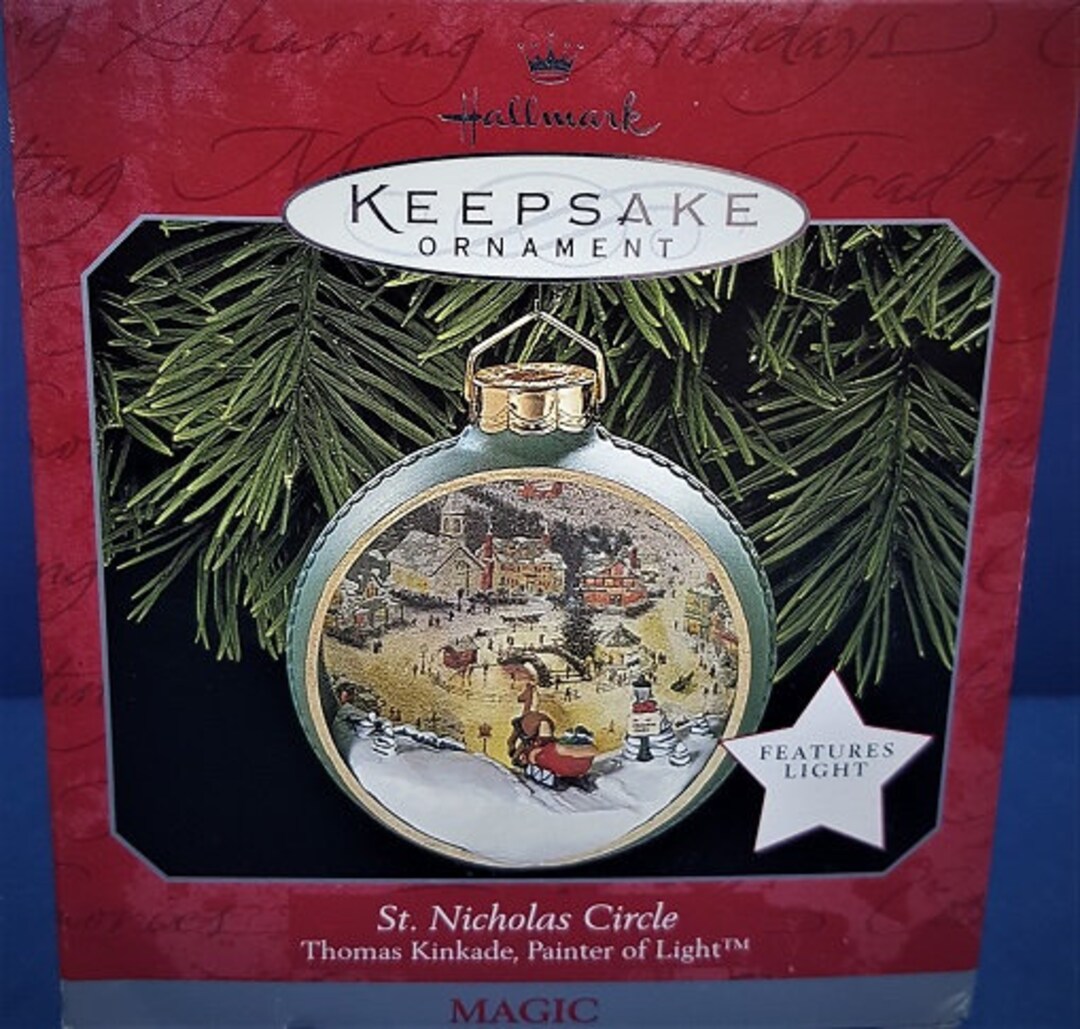 1997 St Nicholas Circle Hallmark Magic Ornament - Etsy