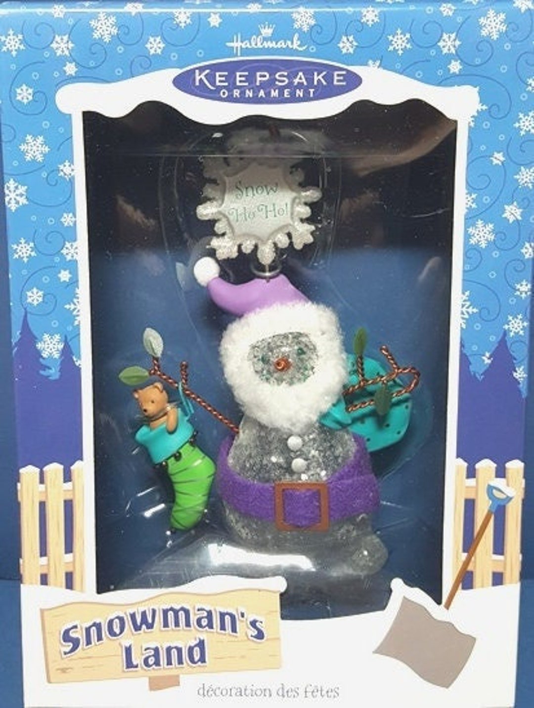 2003 Snowman's Land Snow Ho Ho Hallmark Christmas Ornament - Etsy