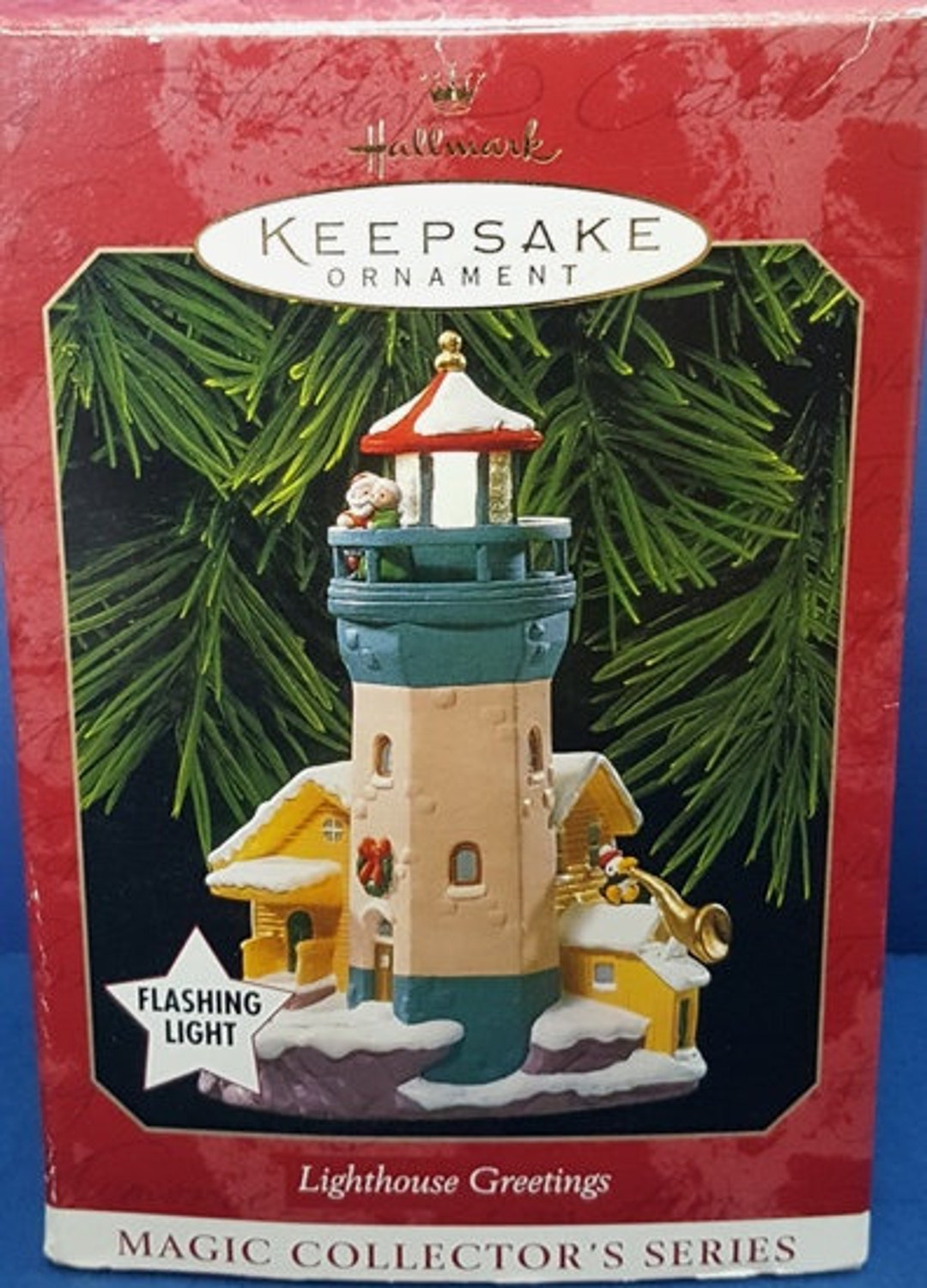 1999 Lighthouse Greetings Hallmark Magic Lighthouse Retired - Etsy