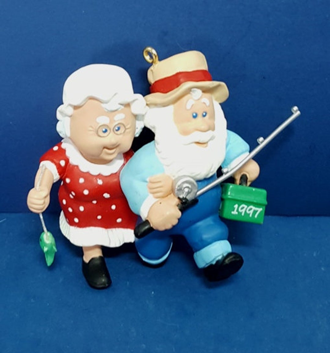 1997 Mr. and Mrs. Claus on Vacation Hallmark Christmas Ornament - Etsy