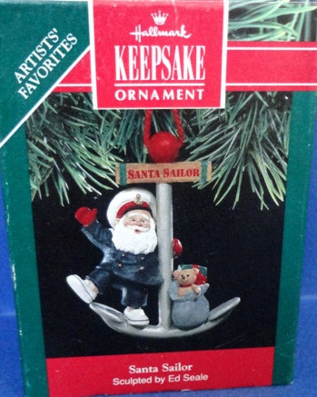 1991 Santa Sailor Hallmark Ornament Retired - Etsy