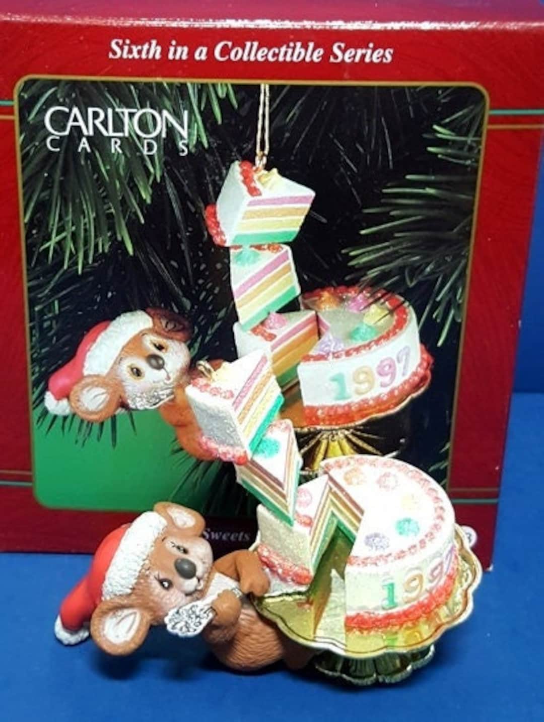 1997 Christmas Sweets Carlton Christmas Ornament - Etsy