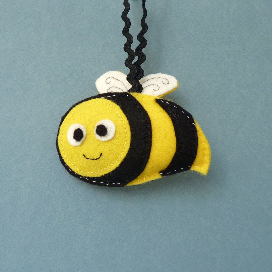Bumblebee Felt Hanging Ornament, Cute Bug Summer House Decor - Etsy UK
