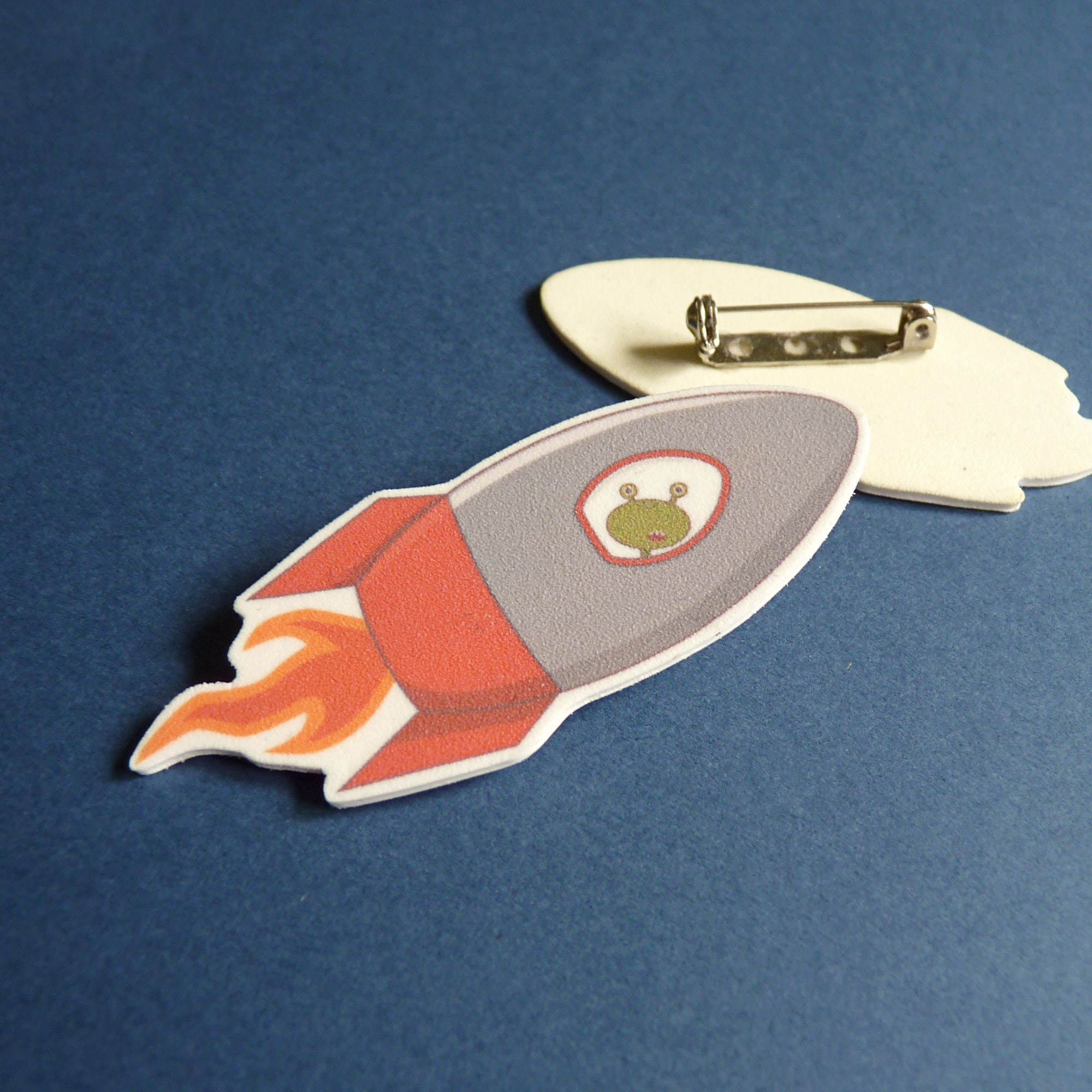 Space Rocket Brooch Alien Explorer Sci-fi Jewellery Gift - Etsy UK