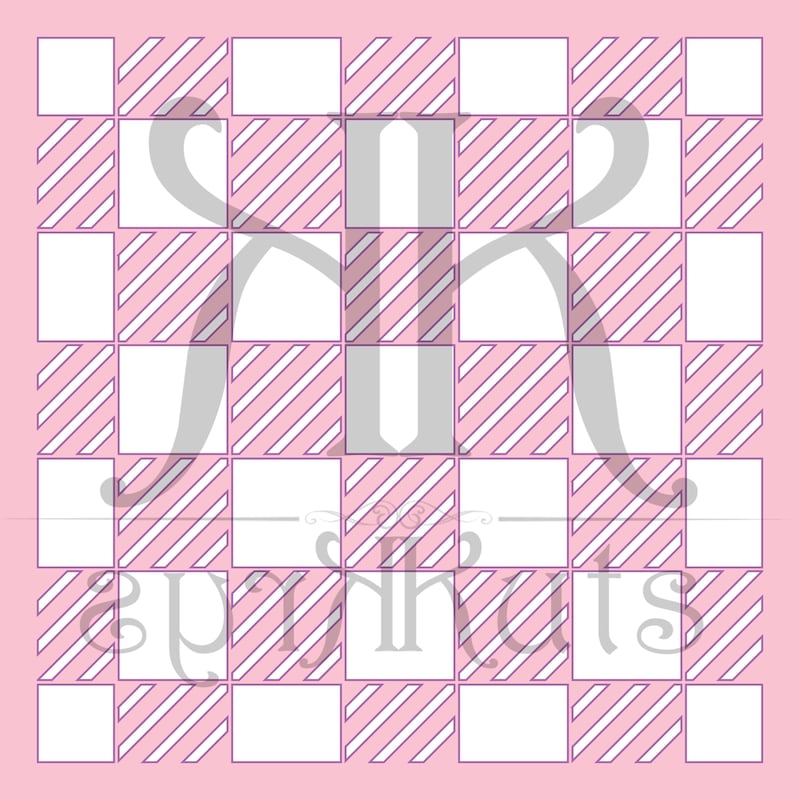 Buffalo Check Stencil - Etsy