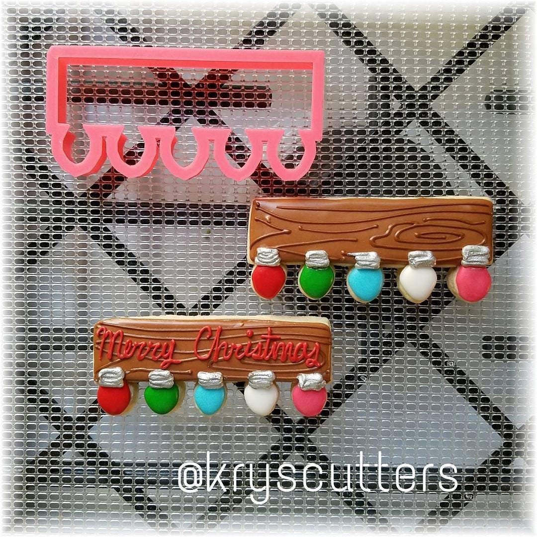 Christmas Lights Ornaments Cookie Cutters - Etsy