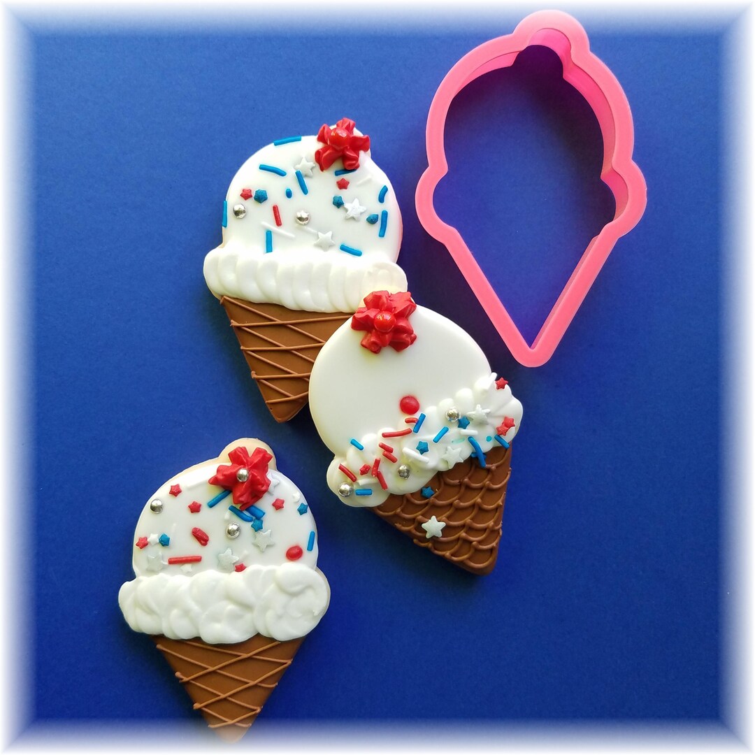 Ice Cream Cone Cookie Cutter - Etsy