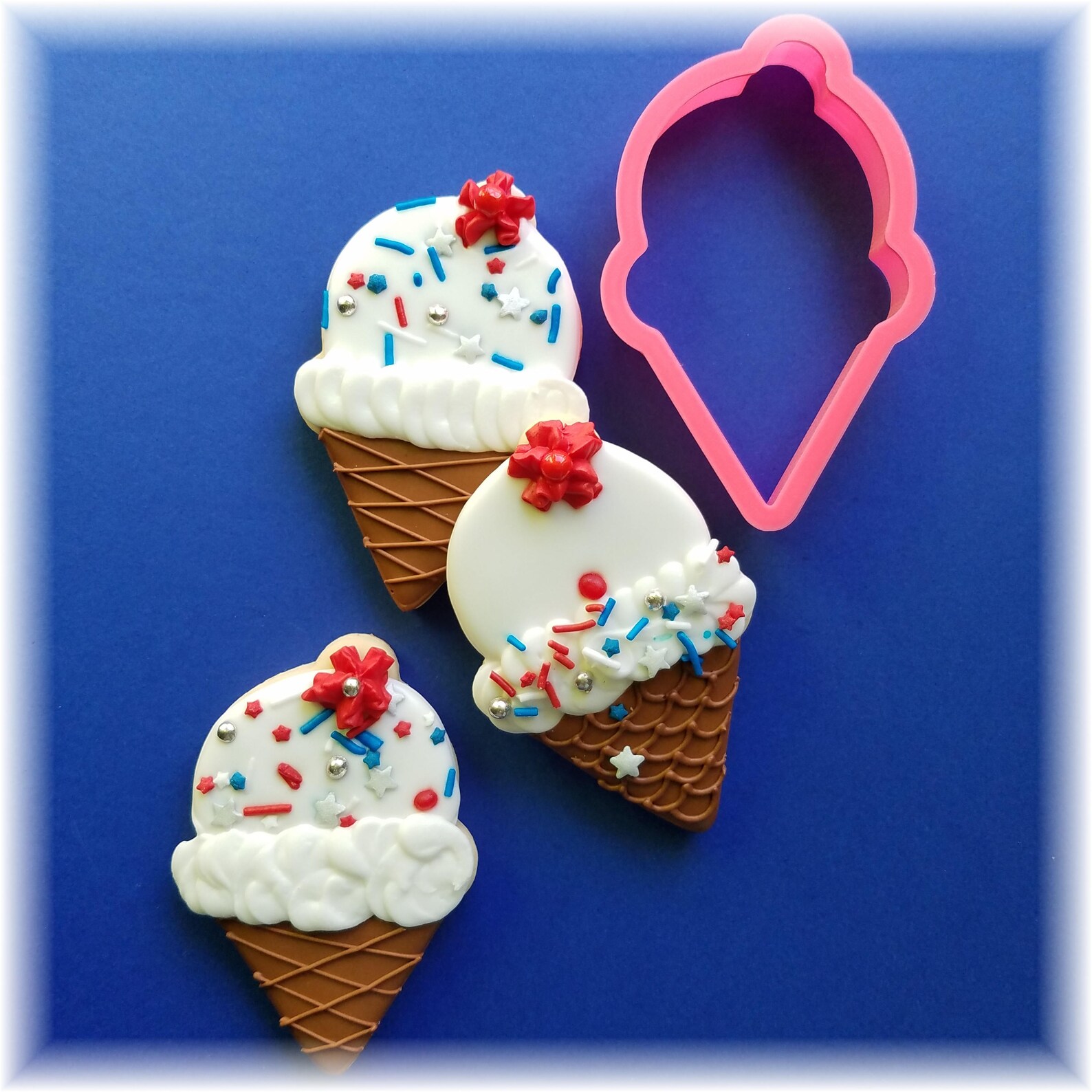Ice Cream Cone Cookie Cutter - Etsy