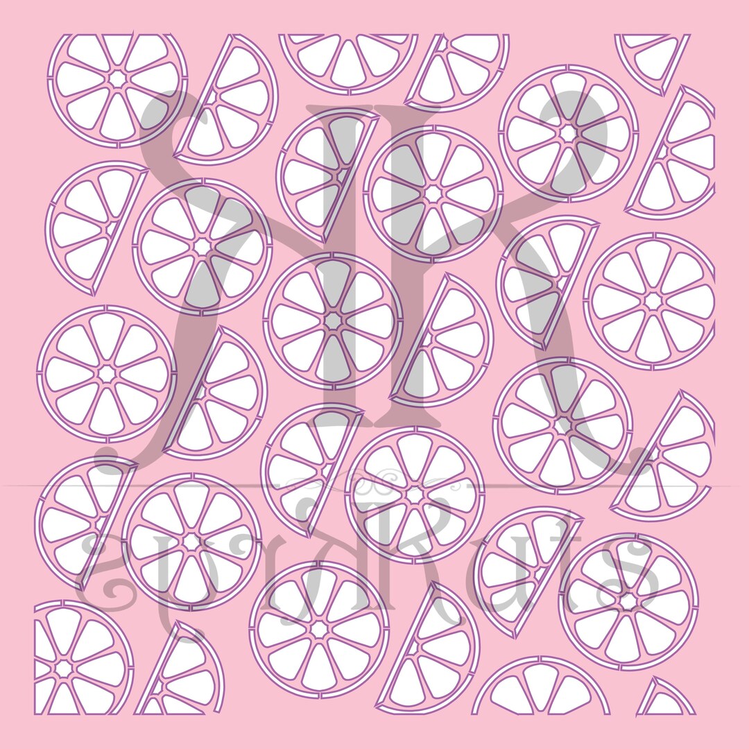 Citrus Stencil SVG DOWNLOAD - Etsy