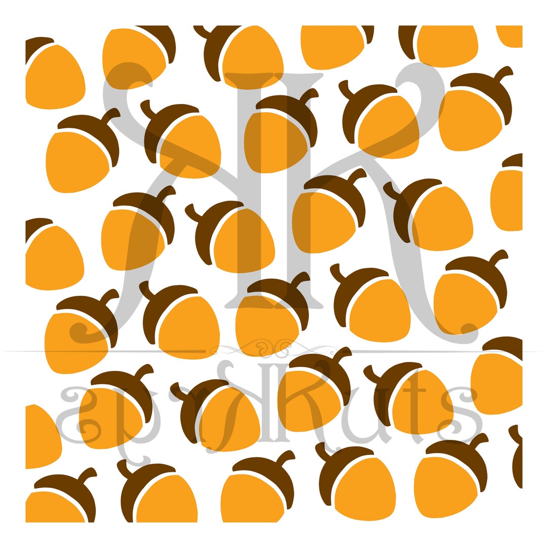 2 Piece Acorn Stencils Set SVG DOWNLOAD - Etsy