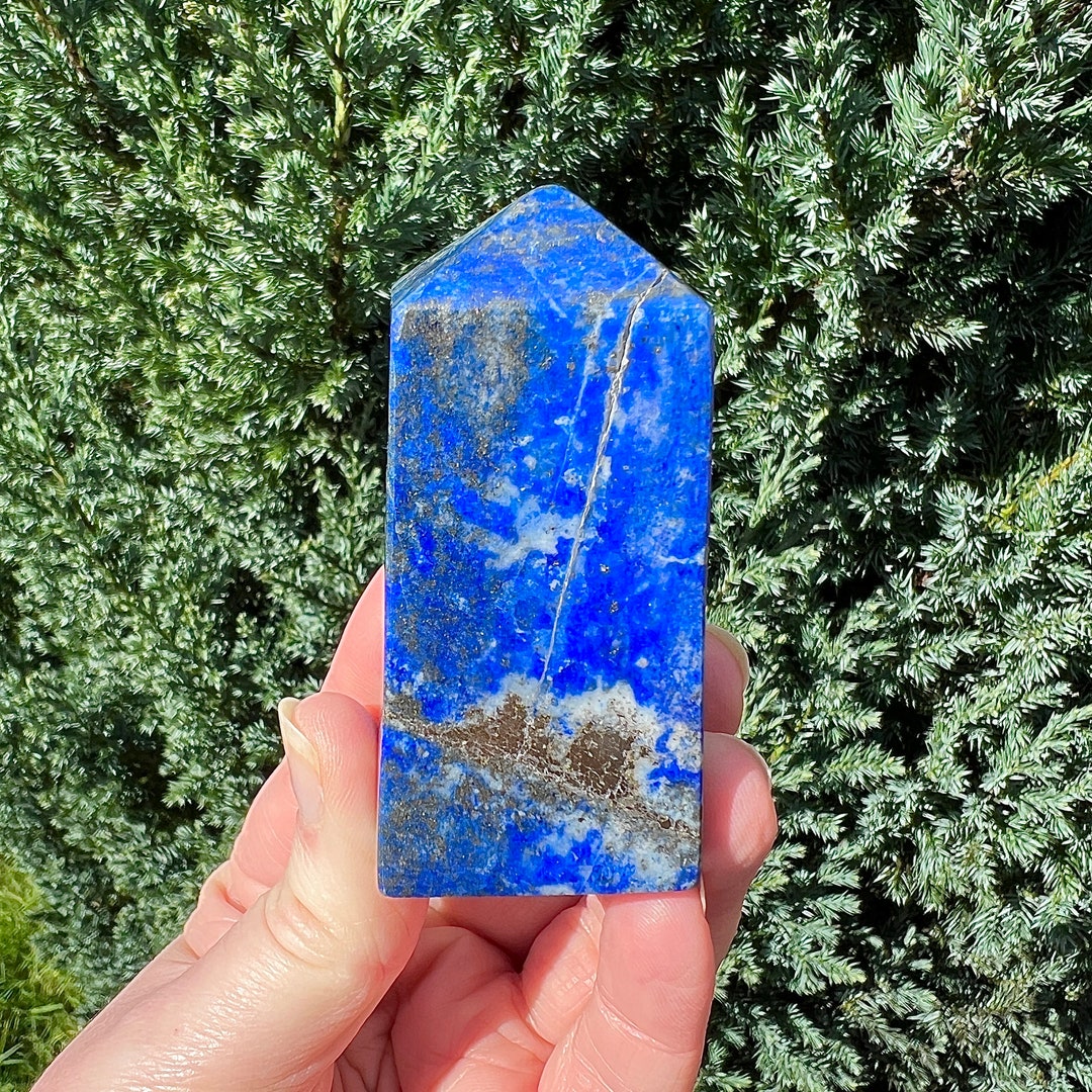 Lapis Lazuli Tower, Crystal Towers, Gift for Her, Male Gift, Christmas ...
