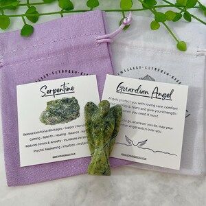 Guardian Angel, Serpentine Crystal Angel Gift, Gift for Daughter ...